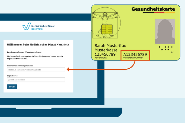Terminbuchungsportal Anleitung | Medizinischer Dienst Nordrhein